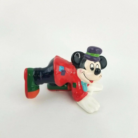 Disney | Accents | Walt Disney Porcelain Hobo Mickey Mouse Figurine ...